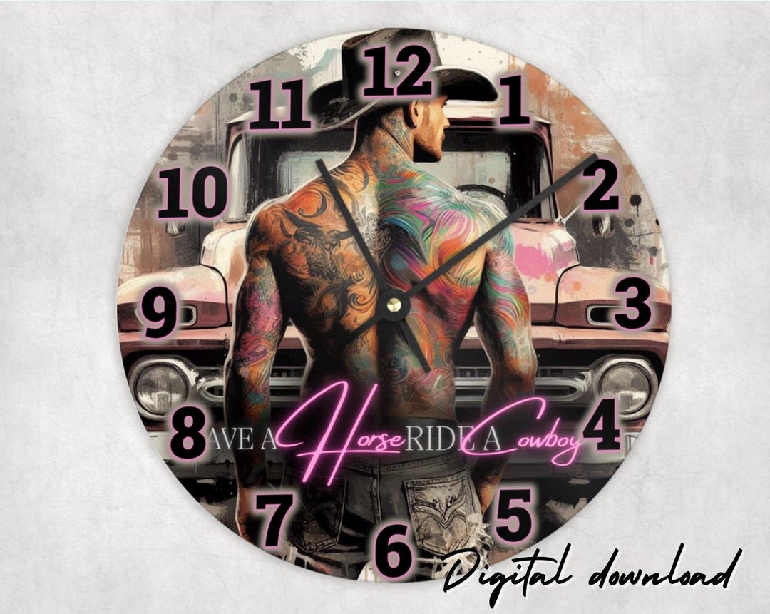 Clock Design Cute Funny Snarky Sublimation Clock Png , Digital Download ...