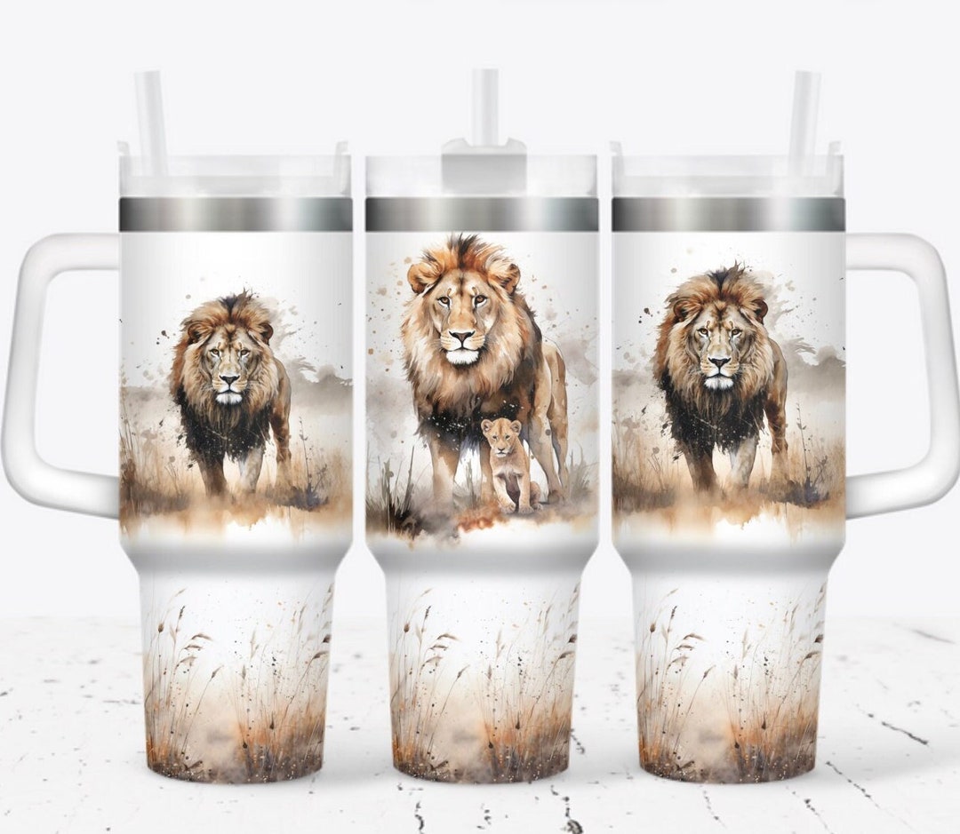 Lion Baby Lion 40oz Wrap, Sublimation Design Templates, 40oz Png ...
