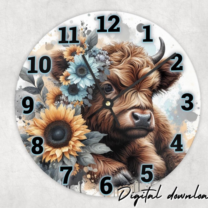 Funny Clock Face Png - Etsy