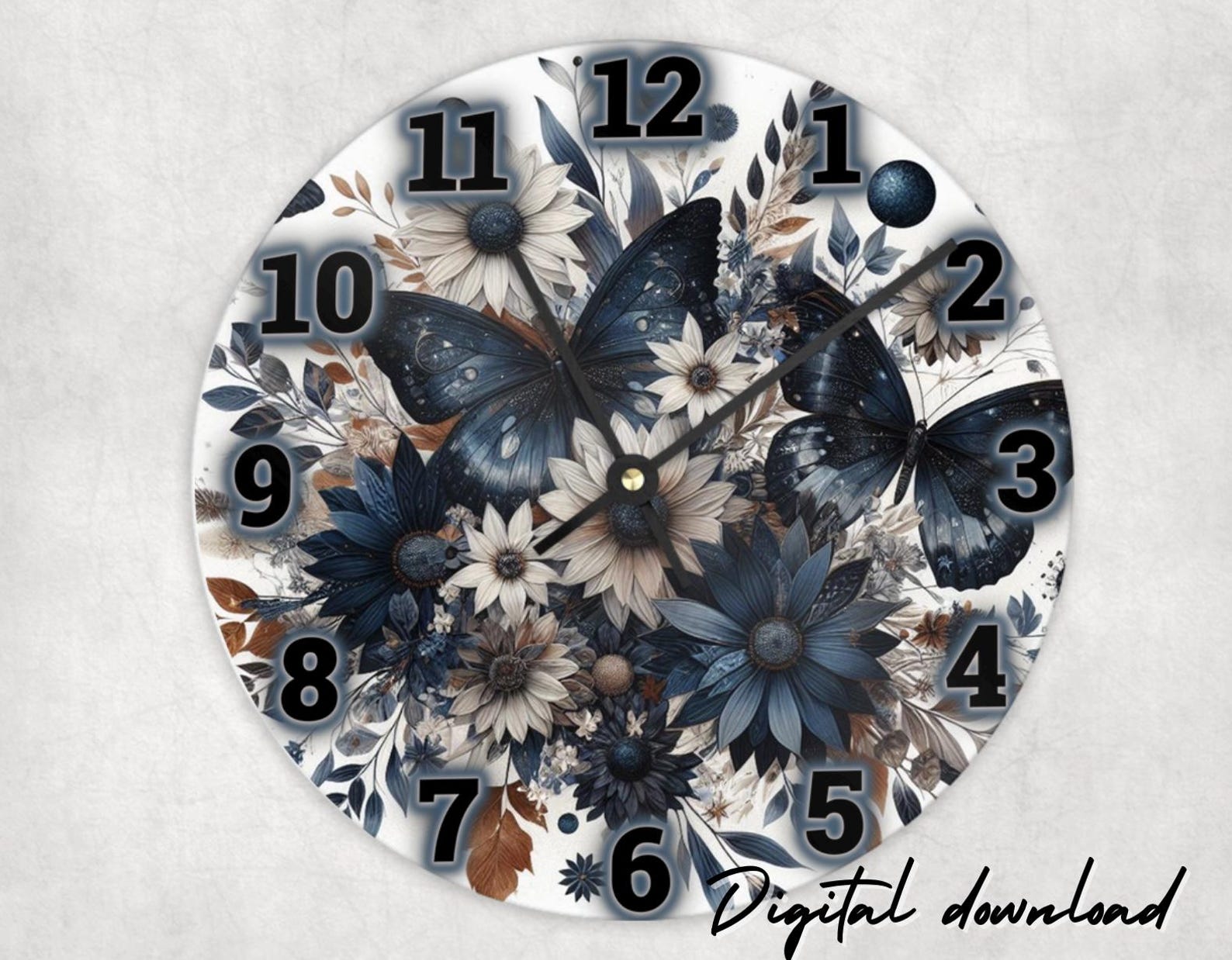 Clock Design Cute Funny Snarky Sublimation Clock Png , Digital Download ...
