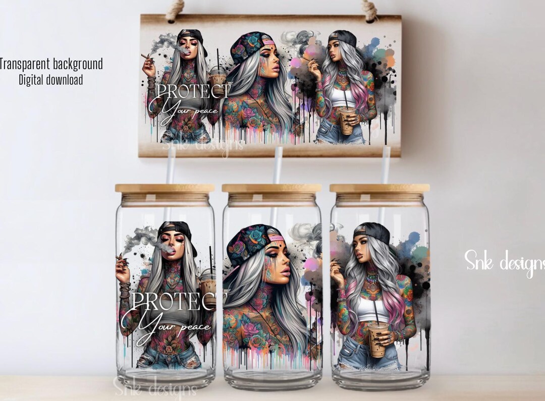 16oz Beer Can Wrap, Sublimation Design Templates, 16oz Png Digital ...