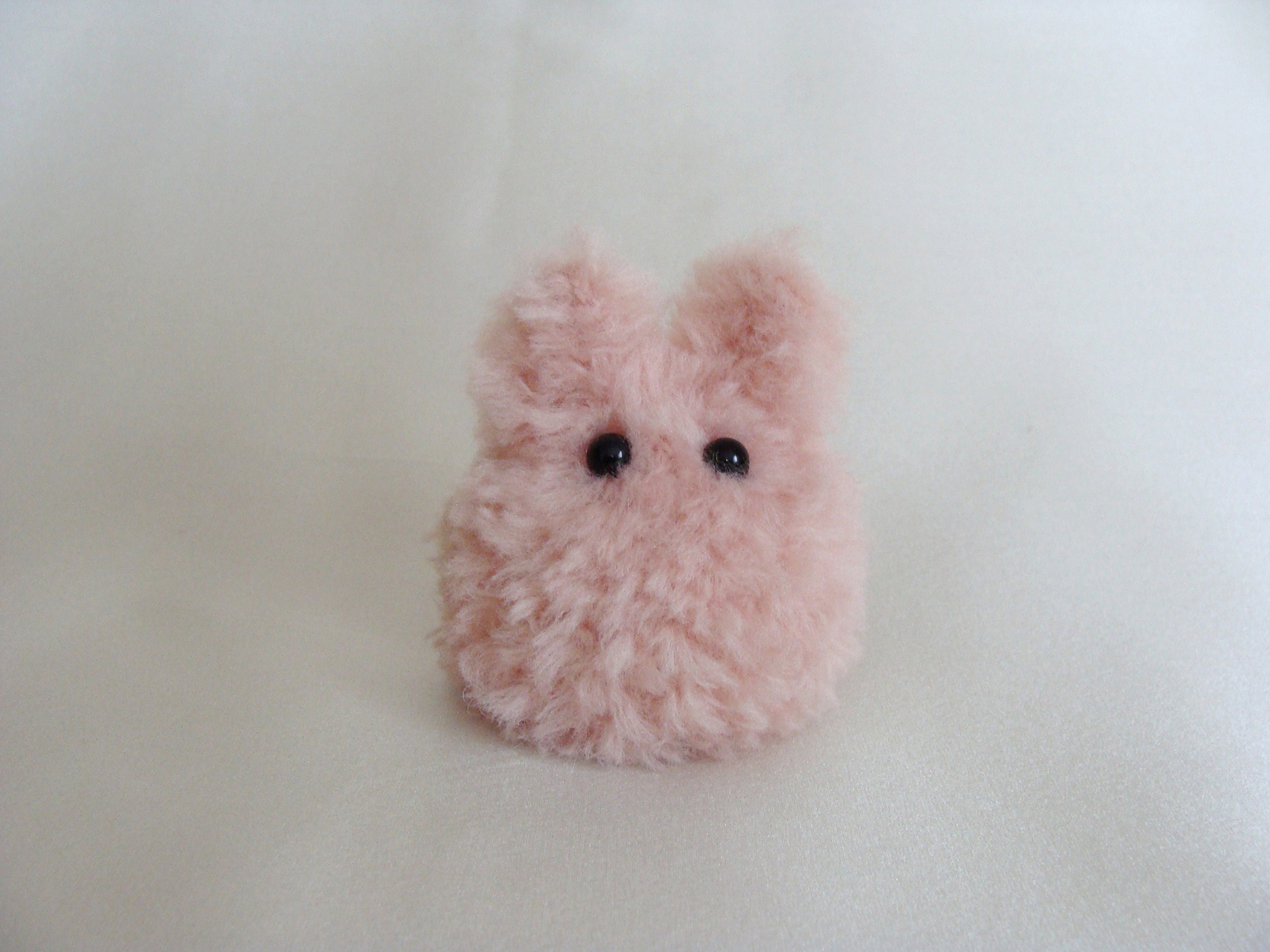 Fidget Toy. Stress Ball Fluffy Pink Bunny Plush Worry Pet | Etsy