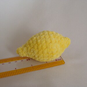 Lemon Plush Stress Ball, Soft Fidget Toy, Desk Decor, Lemon Amigurumi ...