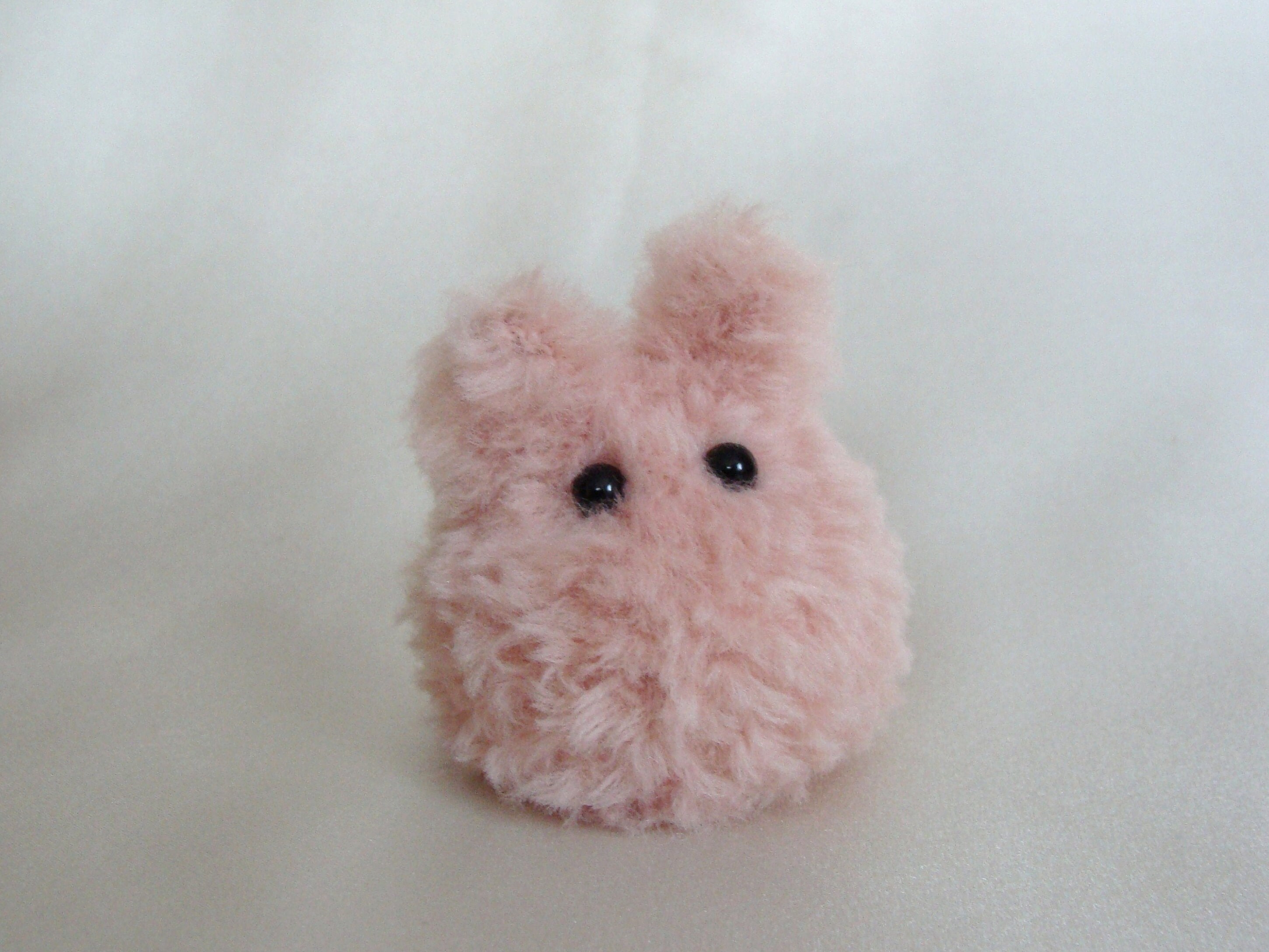 Fidget Toy. Stress Ball Fluffy Pink Bunny Plush Worry Pet | Etsy