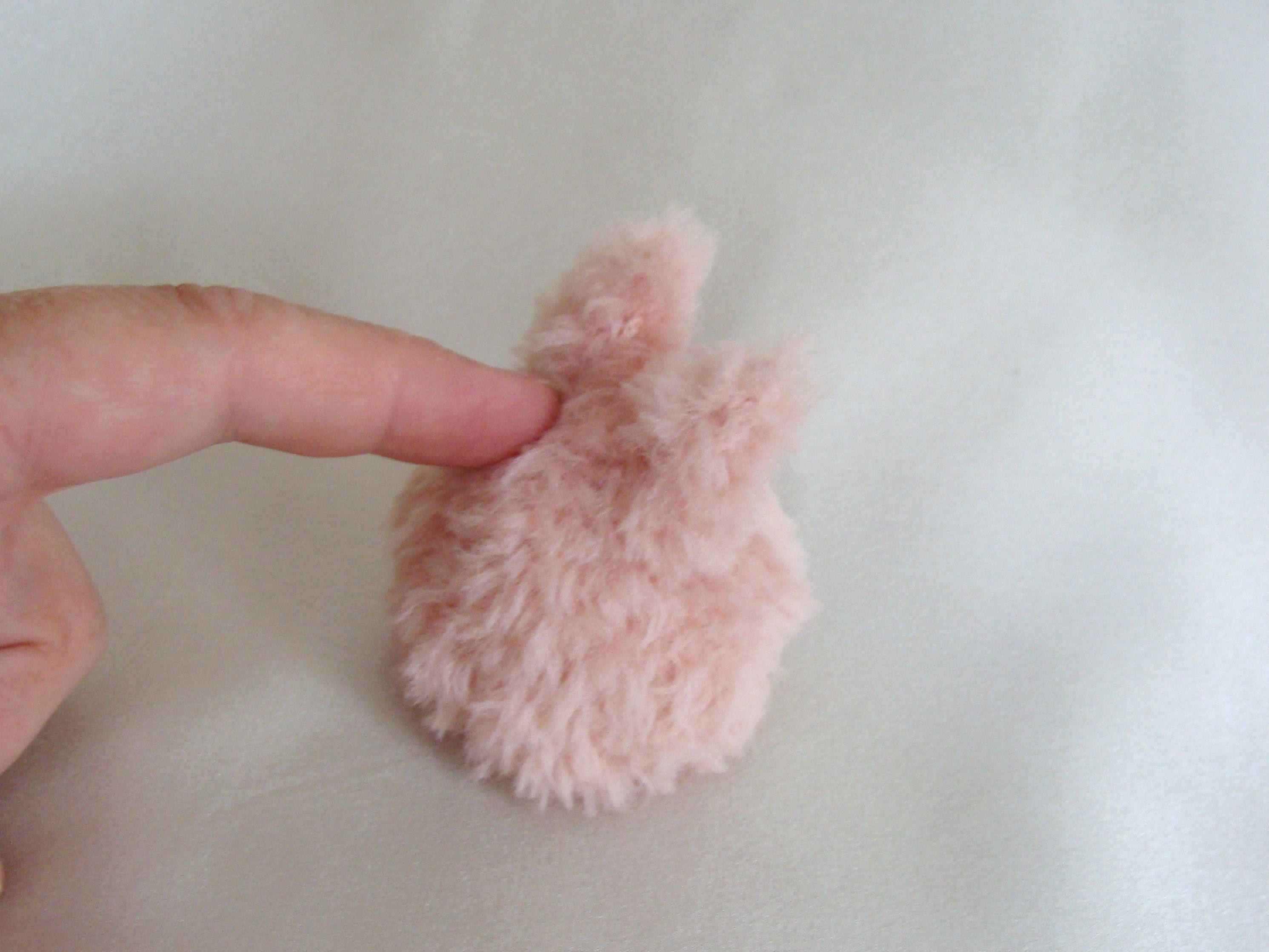 Fidget Toy. Stress Ball Fluffy Pink Bunny Plush Worry Pet | Etsy