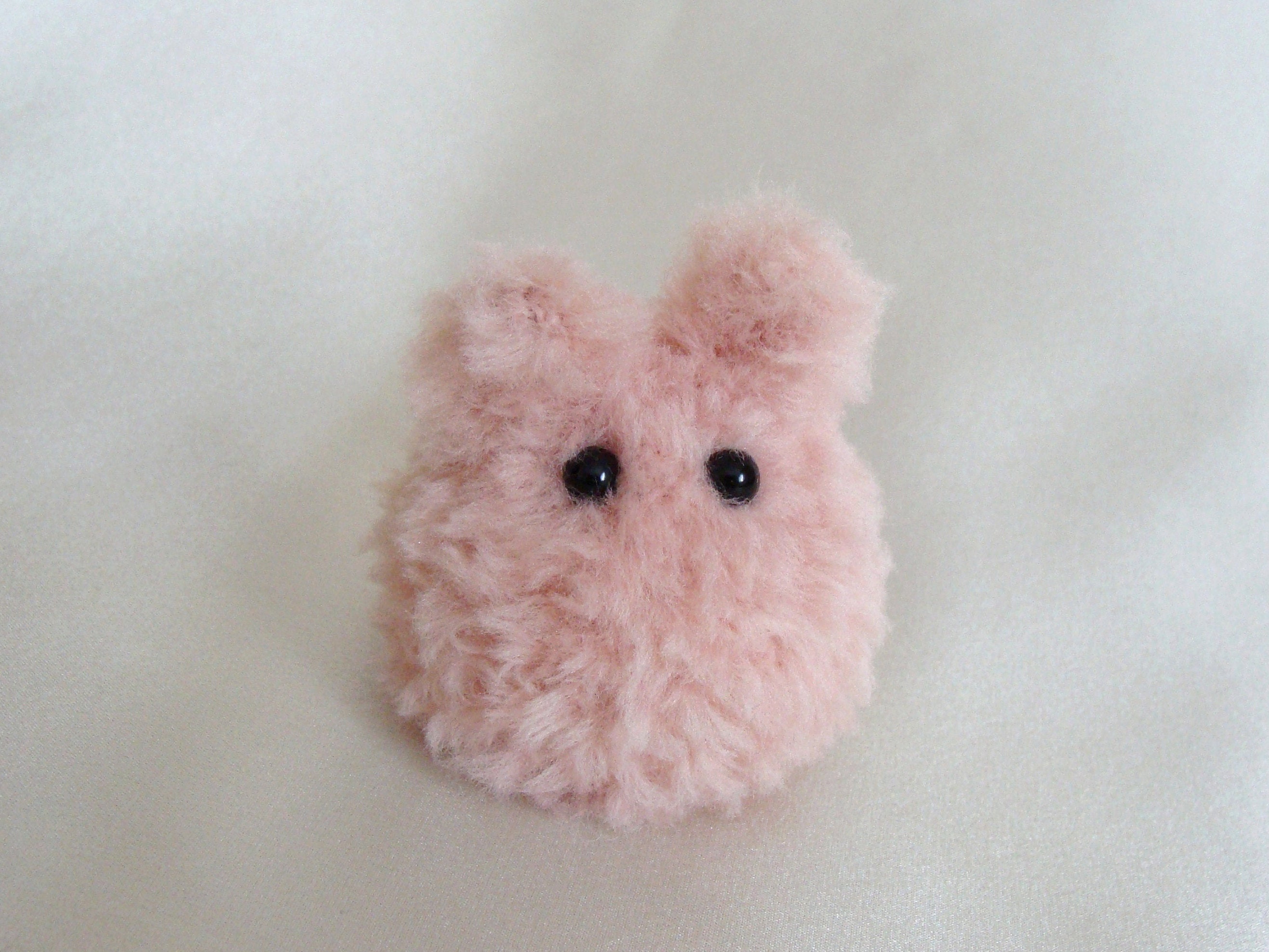 Fidget Toy. Stress Ball Fluffy Pink Bunny Plush Worry Pet | Etsy