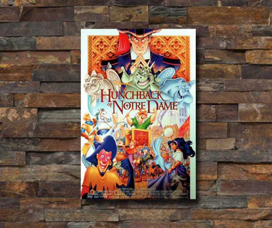 MP051 Disney the Hunchback of Notre Dame Movie Poster - Etsy