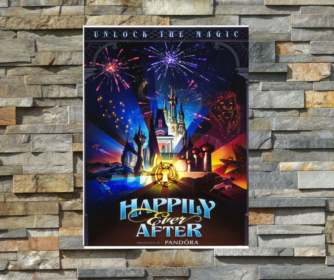 PP124 Disney Happily Ever After Poster - Etsy