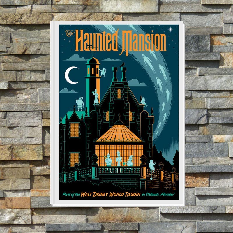Haunted Mansion Poster - Etsy