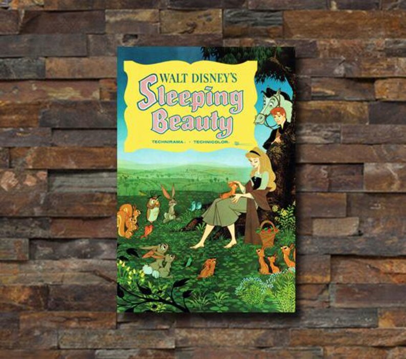 MP036 Disney Sleeping Beauty Movie Poster - Etsy