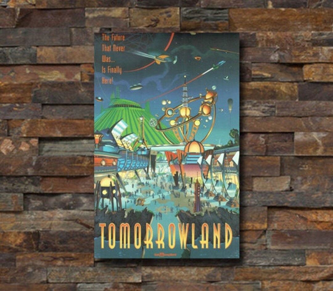 PP051 Disney Tomorrowland Poster - Etsy