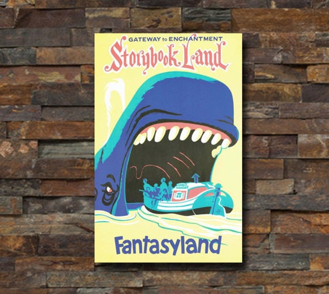 PP052 Disney Fantasyland Storybook Land Poster - Etsy