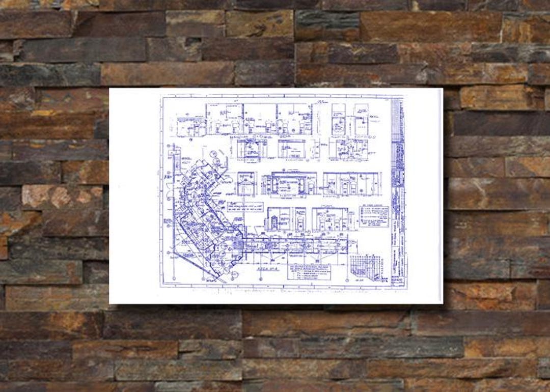 BP040 Walt Disney World Haunted Mansion Corridor of Doors Blueprint ...