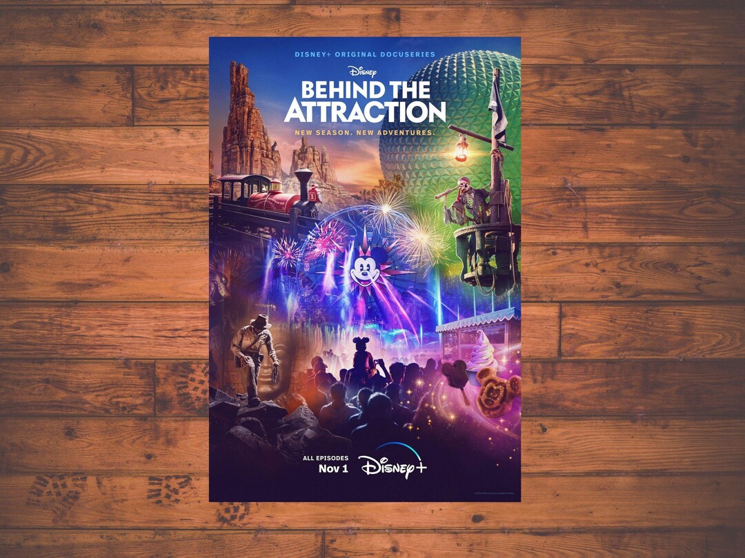 PP237 Disney Behind the Attraction Poster - Etsy