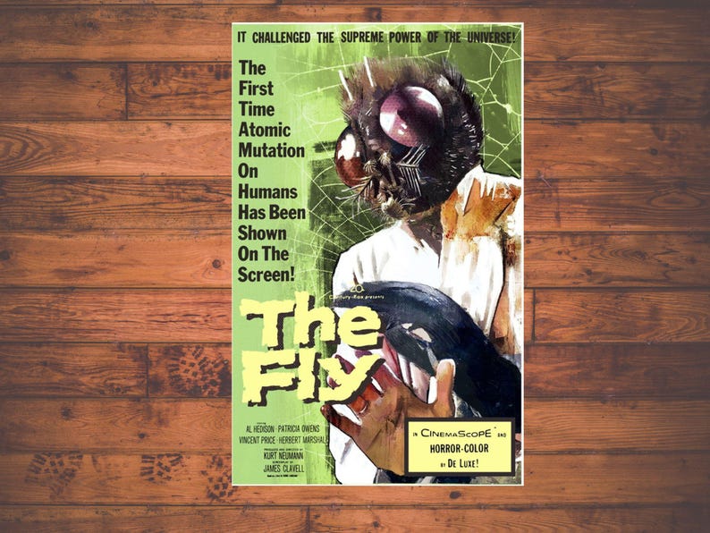 SF008 the Fly Movie Poster - Etsy