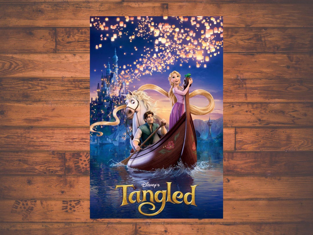 MP085 Disney Tangled Movie Poster - Etsy