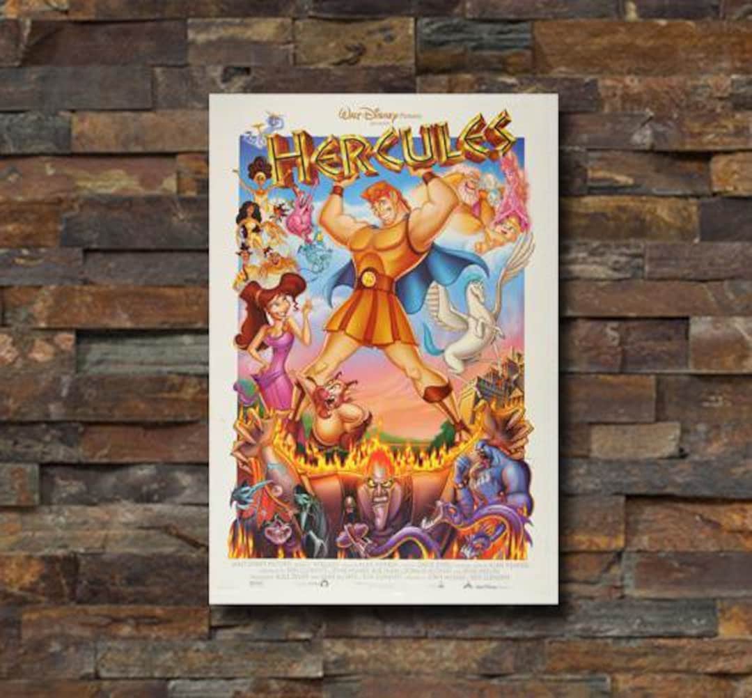 MP015 Disney Hercules Movie Poster - Etsy