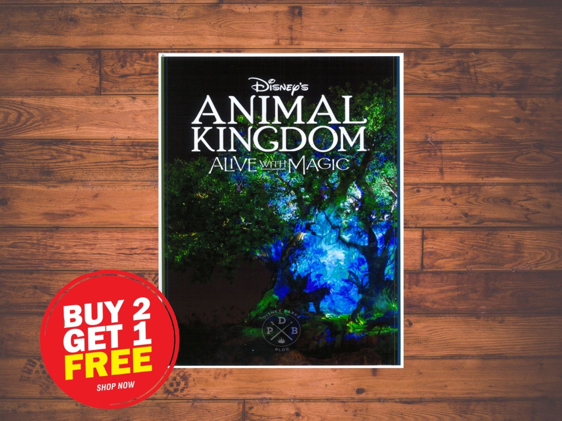 Disney Animal Kingdom Poster 0365 Disney World Poster | Etsy