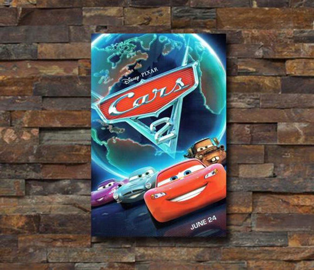 MP048 Disney Cars 2 Movie Poster - Etsy