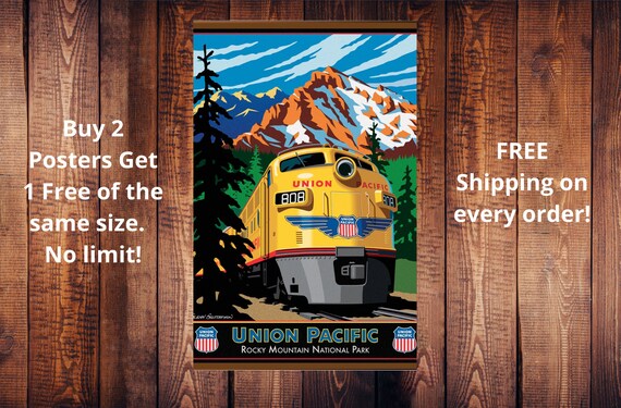 Vintage Train Travel Posters