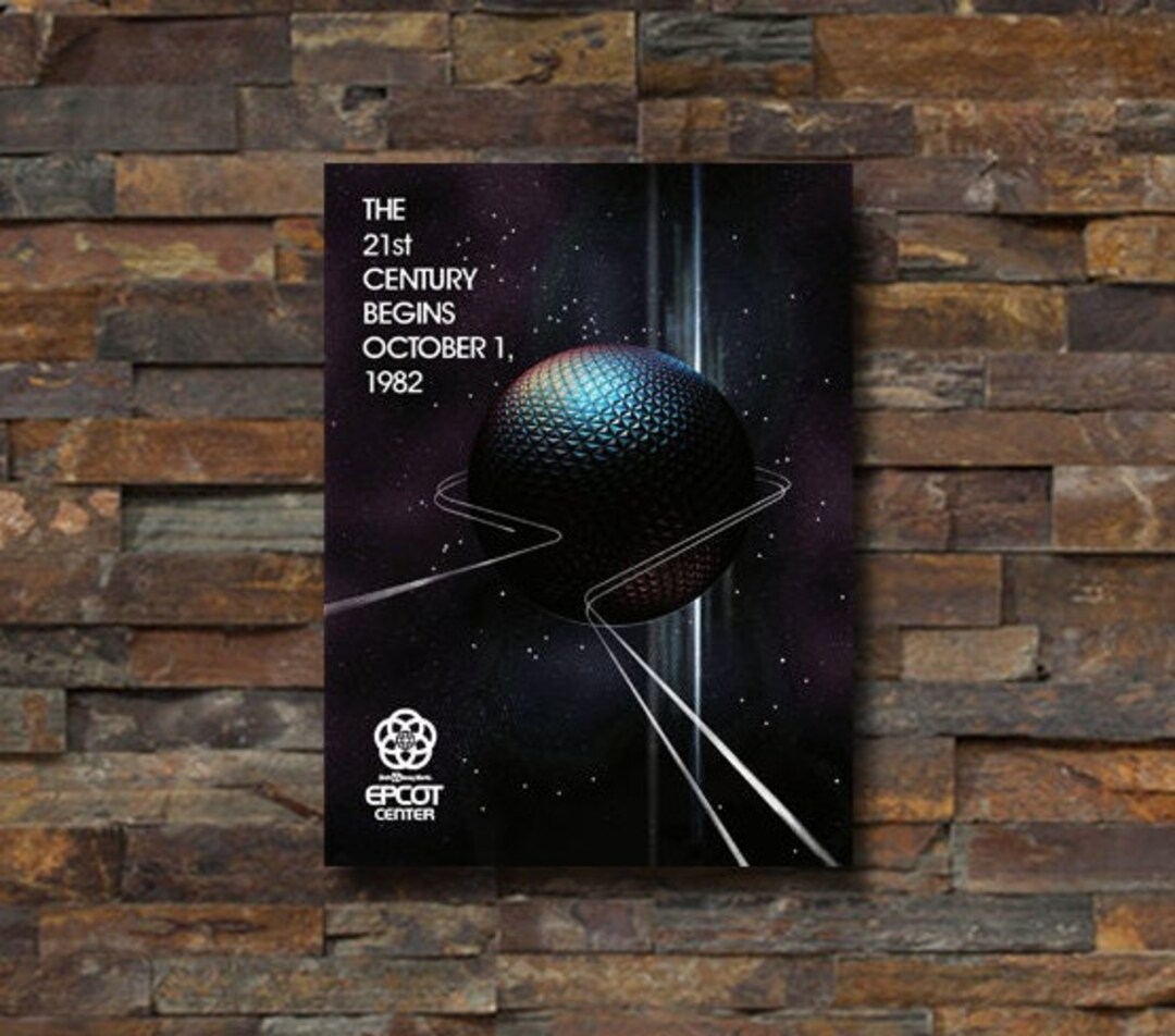 PP024 Disney EPCOT Park 1982 Poster - Etsy
