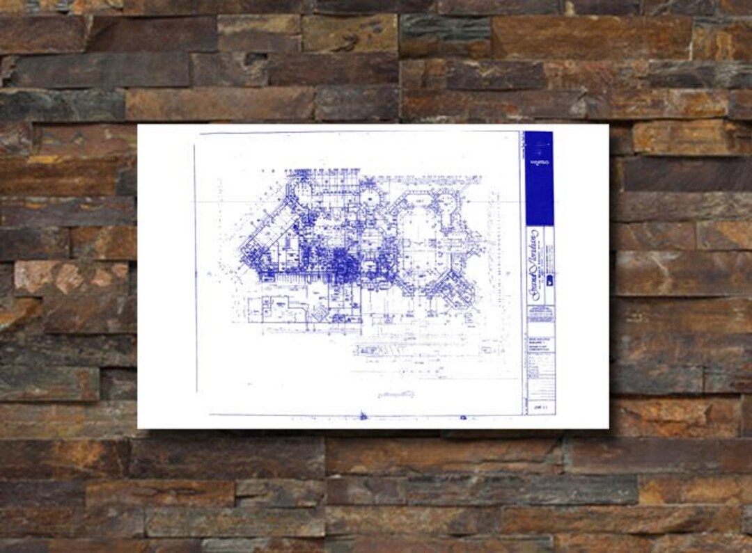 BP031 Disney Grand Floridian Hotel Floor Blueprint Plan Poster - Etsy