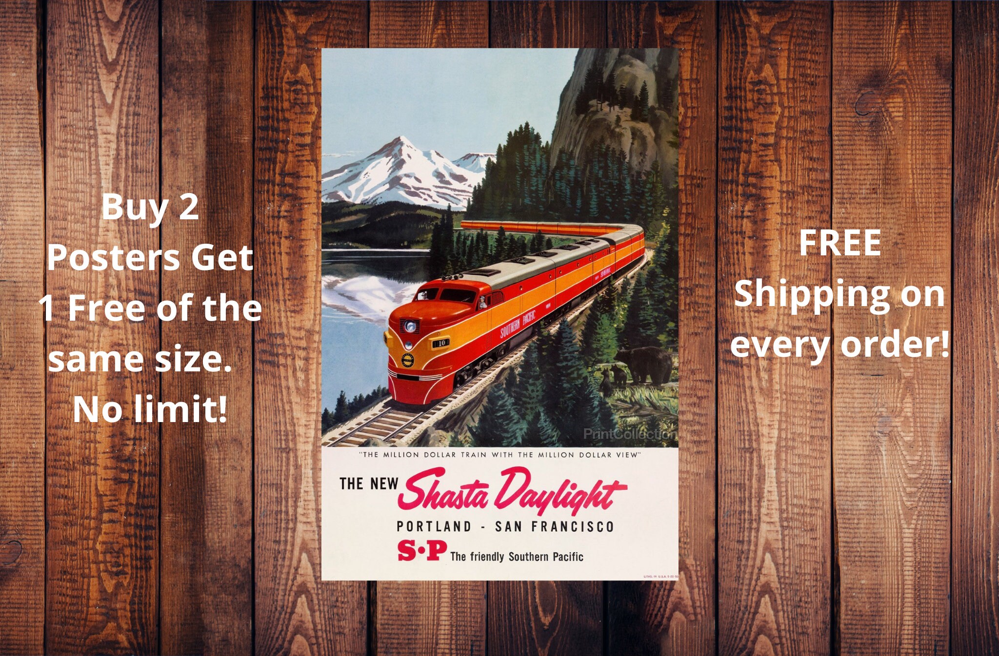 Vintage Train Travel Posters