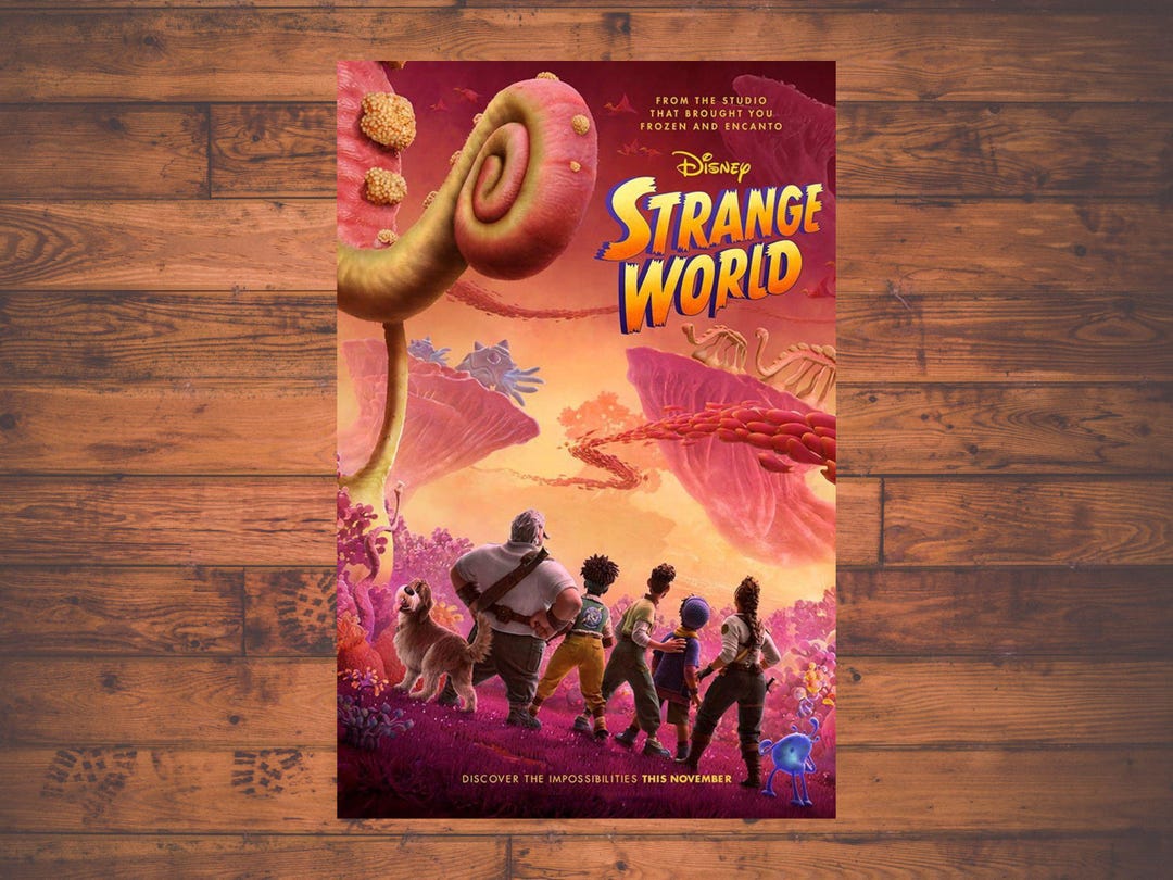 MP086 Disney Strange World Movie Poster - Etsy