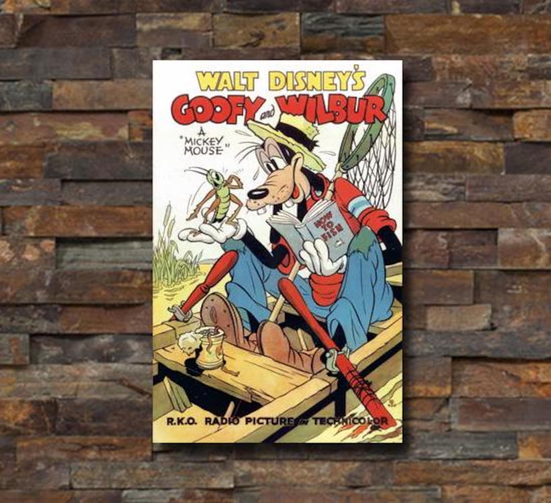 MP032 Disney Goofy and Wilbur Movie Poster - Etsy