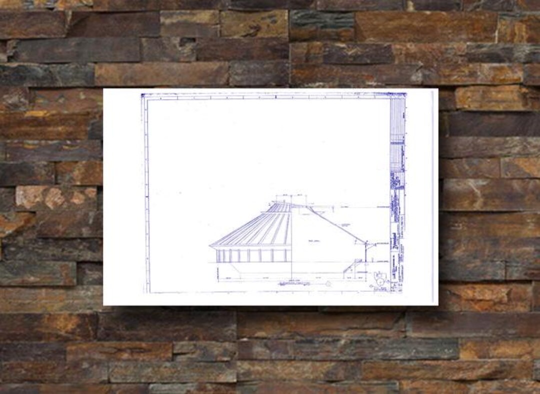 BP063 Disneyland Space Mountain Ride Blueprint Plan Poster - Etsy
