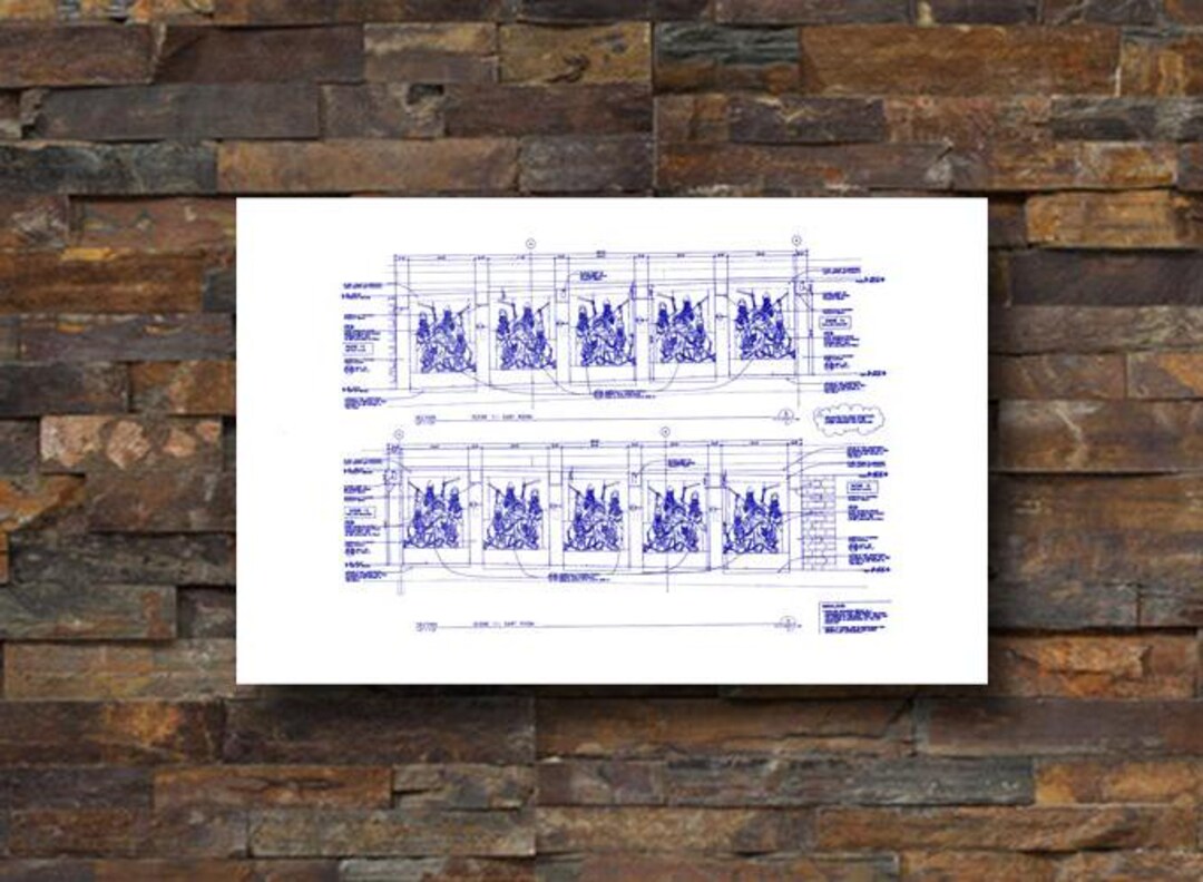 BP064 Disney Indian Jones Ride Dart Room Blueprint Plan Poster - Etsy