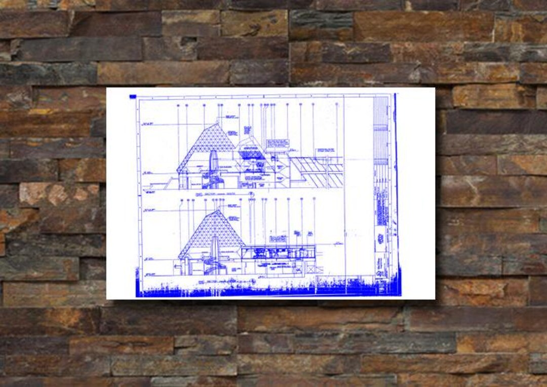 BP018 WDW EPCOT Imagination Pavilion Ride Blueprint Plan Poster - Etsy