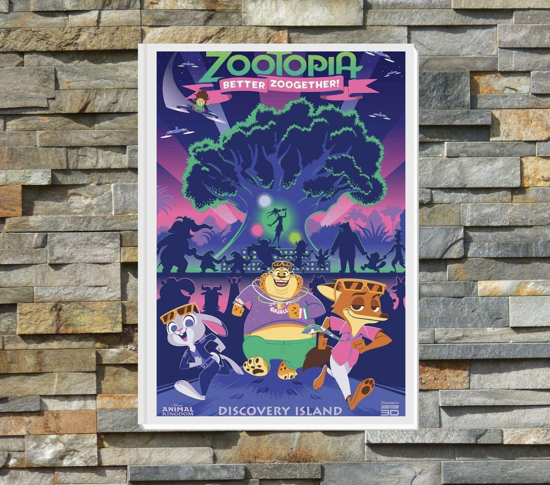 PP171 Disney Zootopia Poster - Etsy