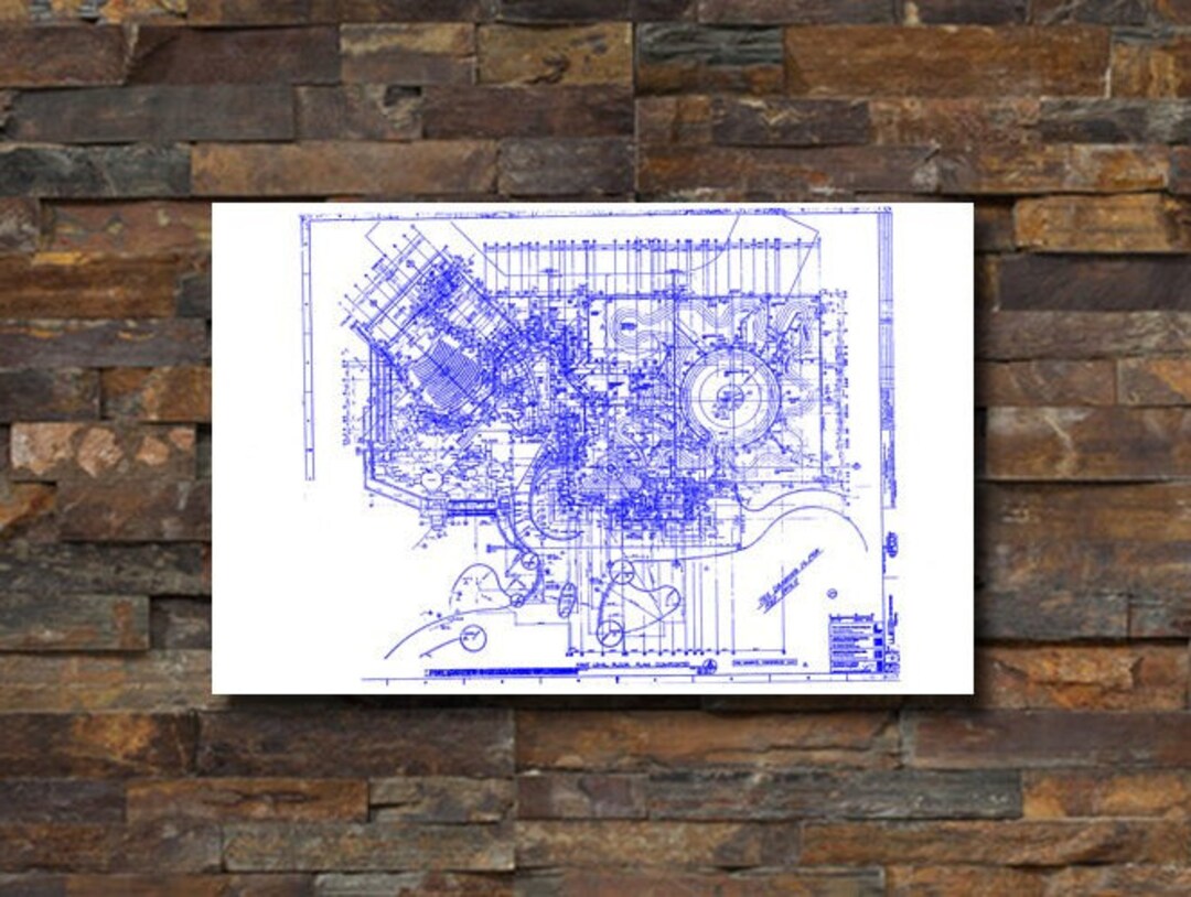 BP013 WDW EPCOT Imagination Pavilion Blueprint Plan Poster - Etsy