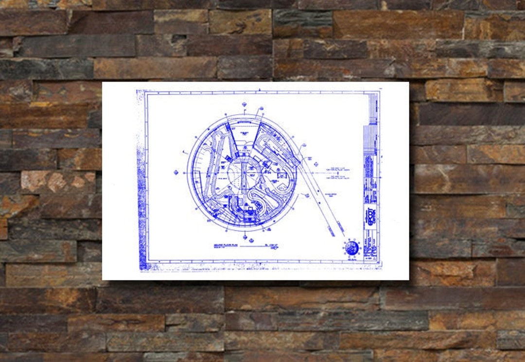 BP010 WDW EPCOT Test Track Ride Blueprint Plan Poster - Etsy
