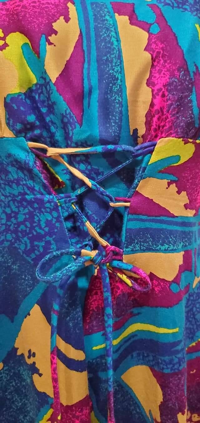 Vintage 40 Bust 1XL Gorgeous 60s 70s Psychedelic Volup Plus Size ...