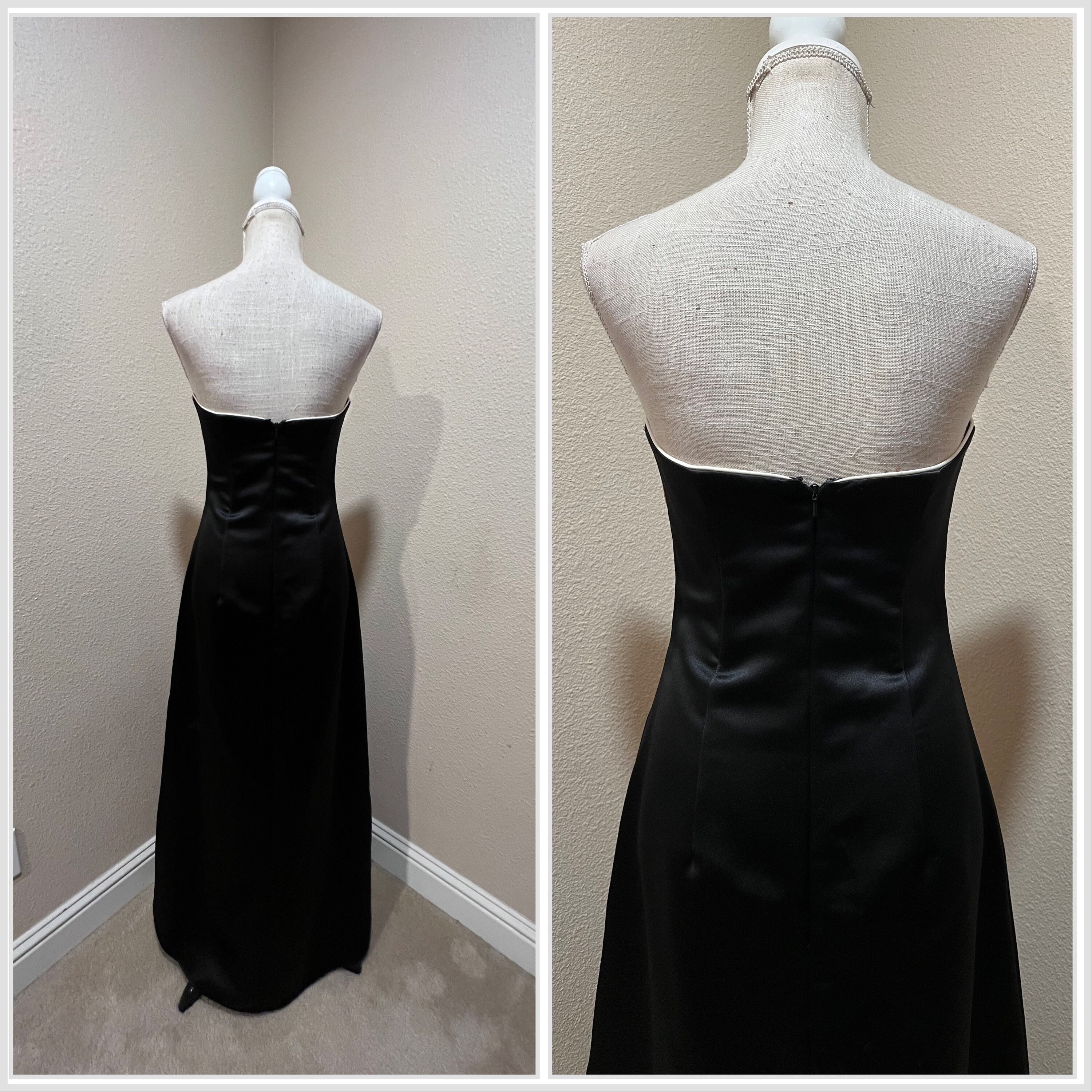 Medium 90s Y2K Jessica Mcclintock Color Block Formal Prom Special ...