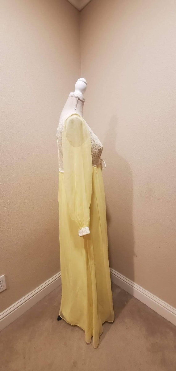 Dreamy 1970s Renaissance cottage core corset bust she… - Gem