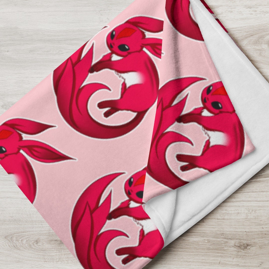 FFXIV Ruby Carbuncle Throw Blanket - Etsy