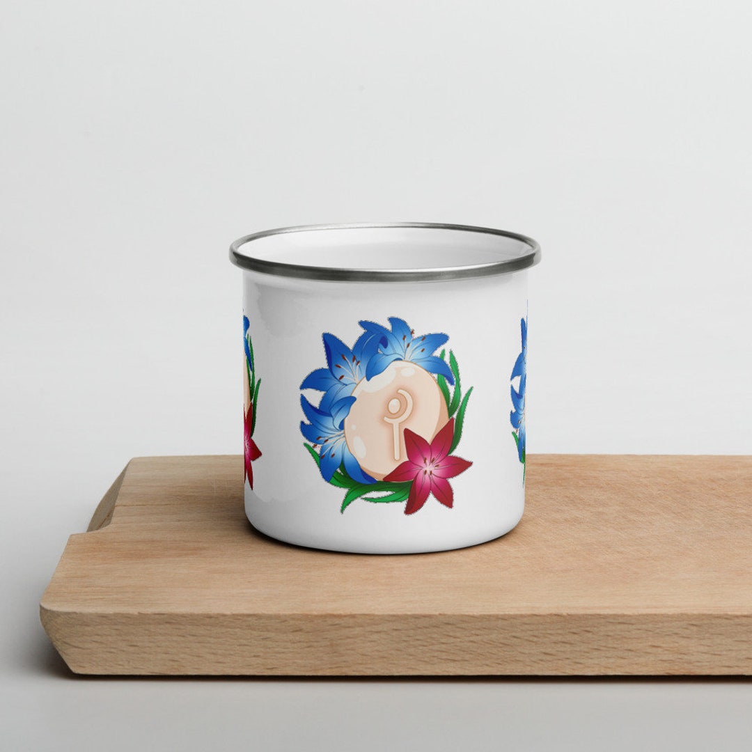 FFXIV White Mage Job Stone Enamel Mug - Etsy