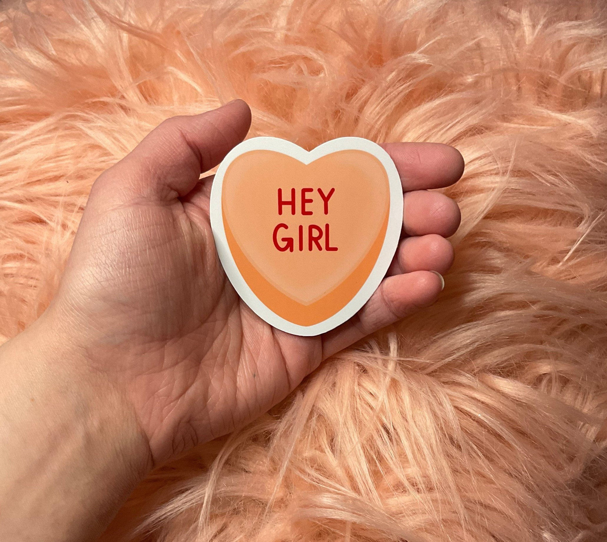 Conversation Heart Stickers Conversation Heart Candy Heart Sticker ...