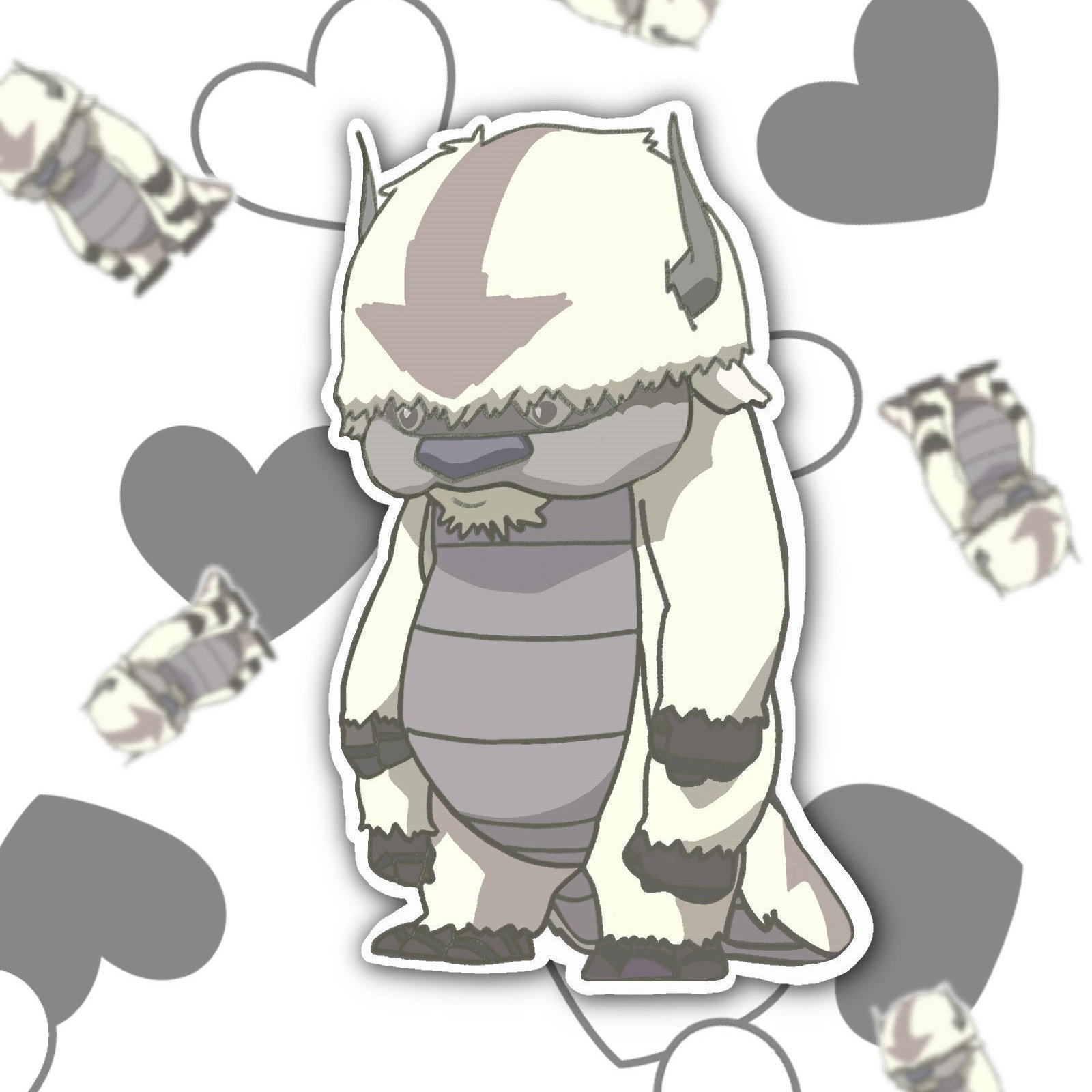 Appa Sticker Appa Standing Appa Standing Appa Sticker - Etsy