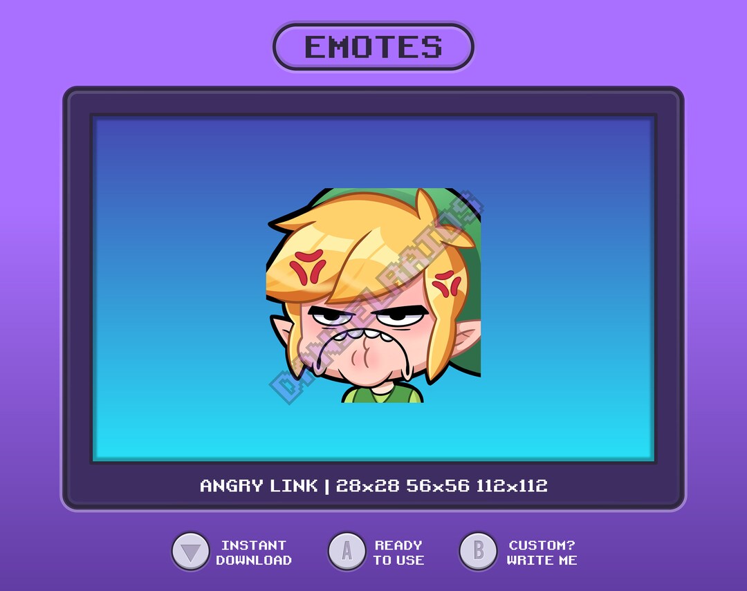 Angry Forest Kid Emote Set for Twitch/discord Custom Twitch Emotes ...