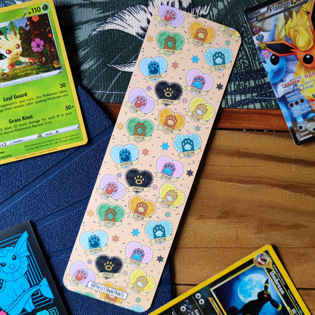 Poke Toe Beans Bookmarks - Anime Kawaii, Cute Bookmark, Gaming Gift Fan ...