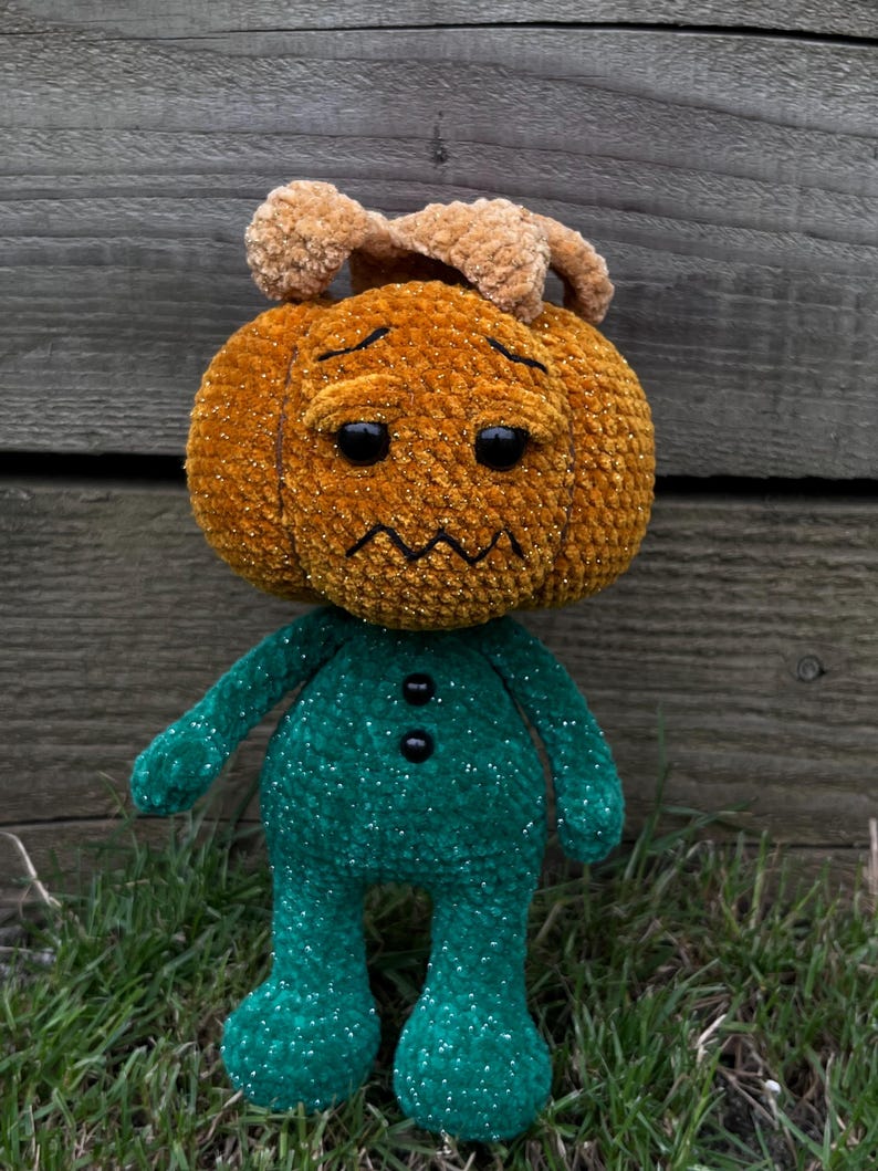 Pumpkin Amigurumi Halloween Pumpkin Crochet Toy Halloween - Etsy