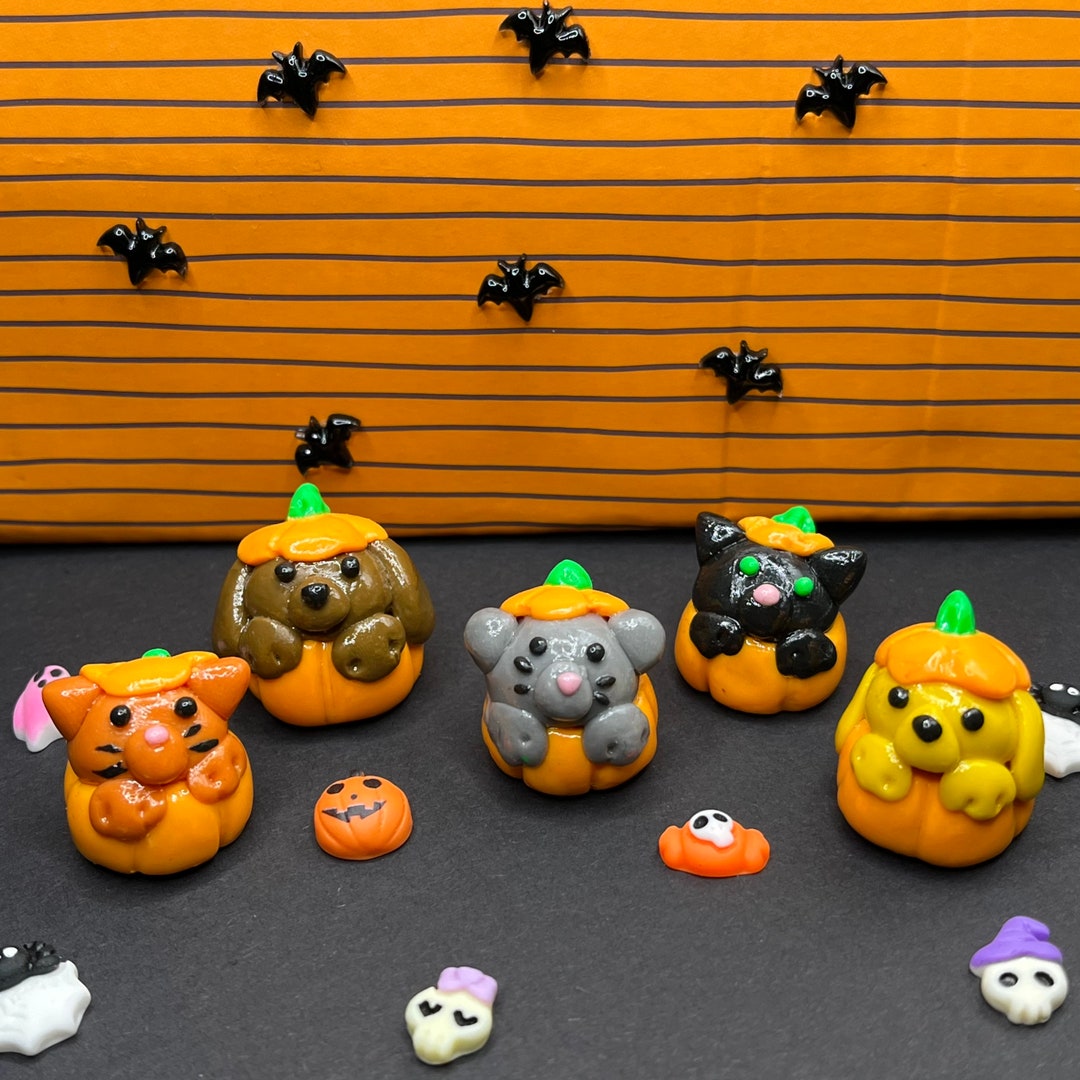 Pumpkin Critters! Desktop Decors - Etsy