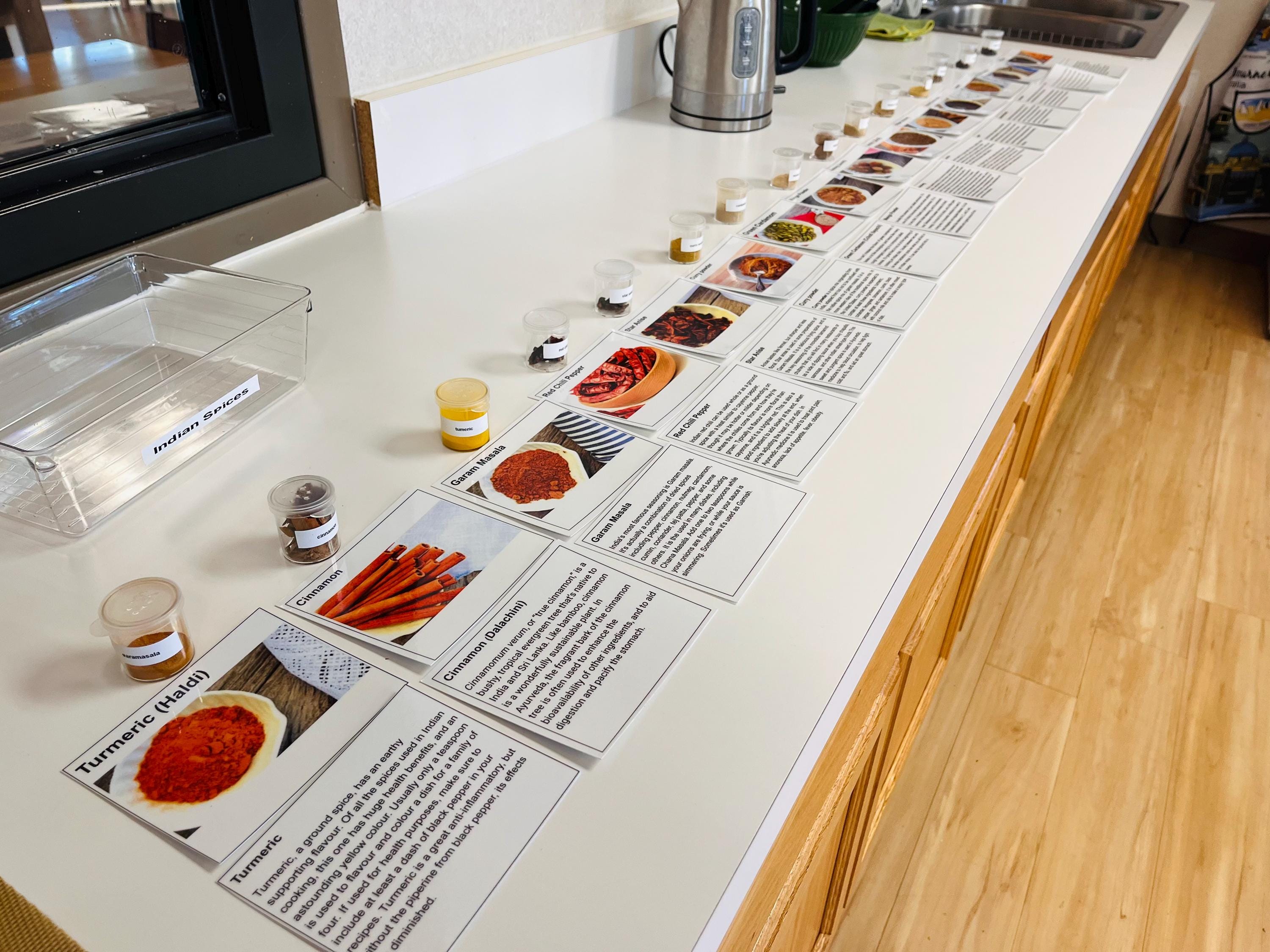 Indian Spices Montessori Printable - Elementary Geography Material - Etsy