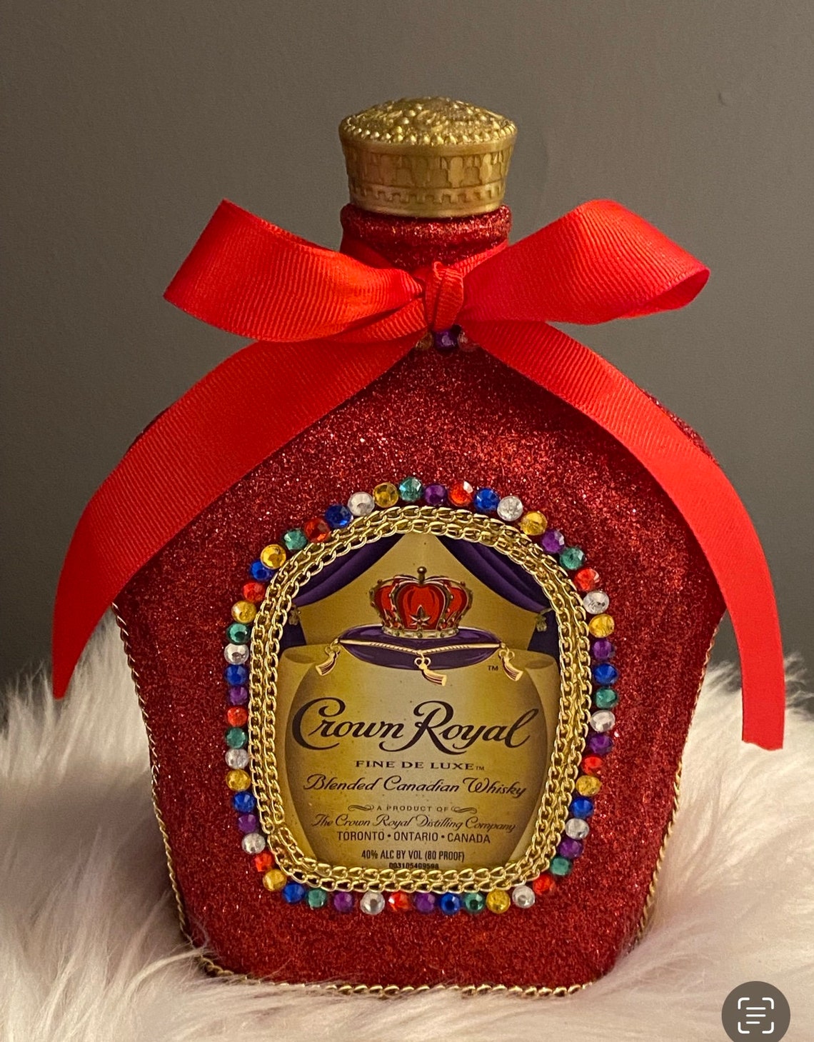 Glamorized Purple Bottle (empty) - Etsy