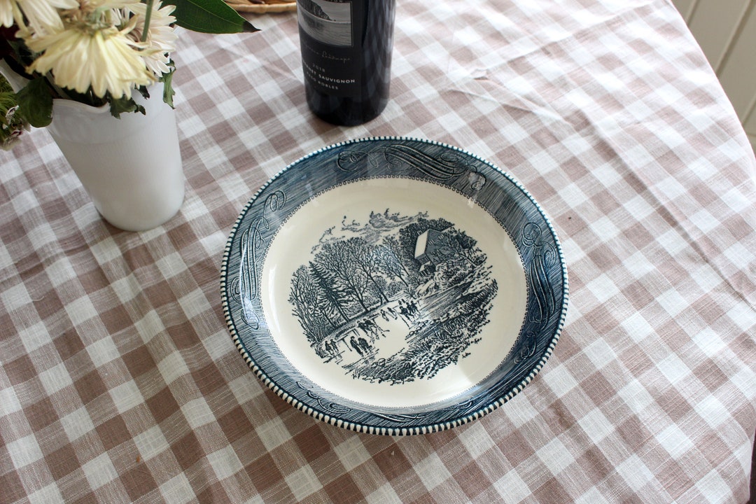 Vintage Patterned Serving Plate, Dinnerware, Tablescape - Etsy