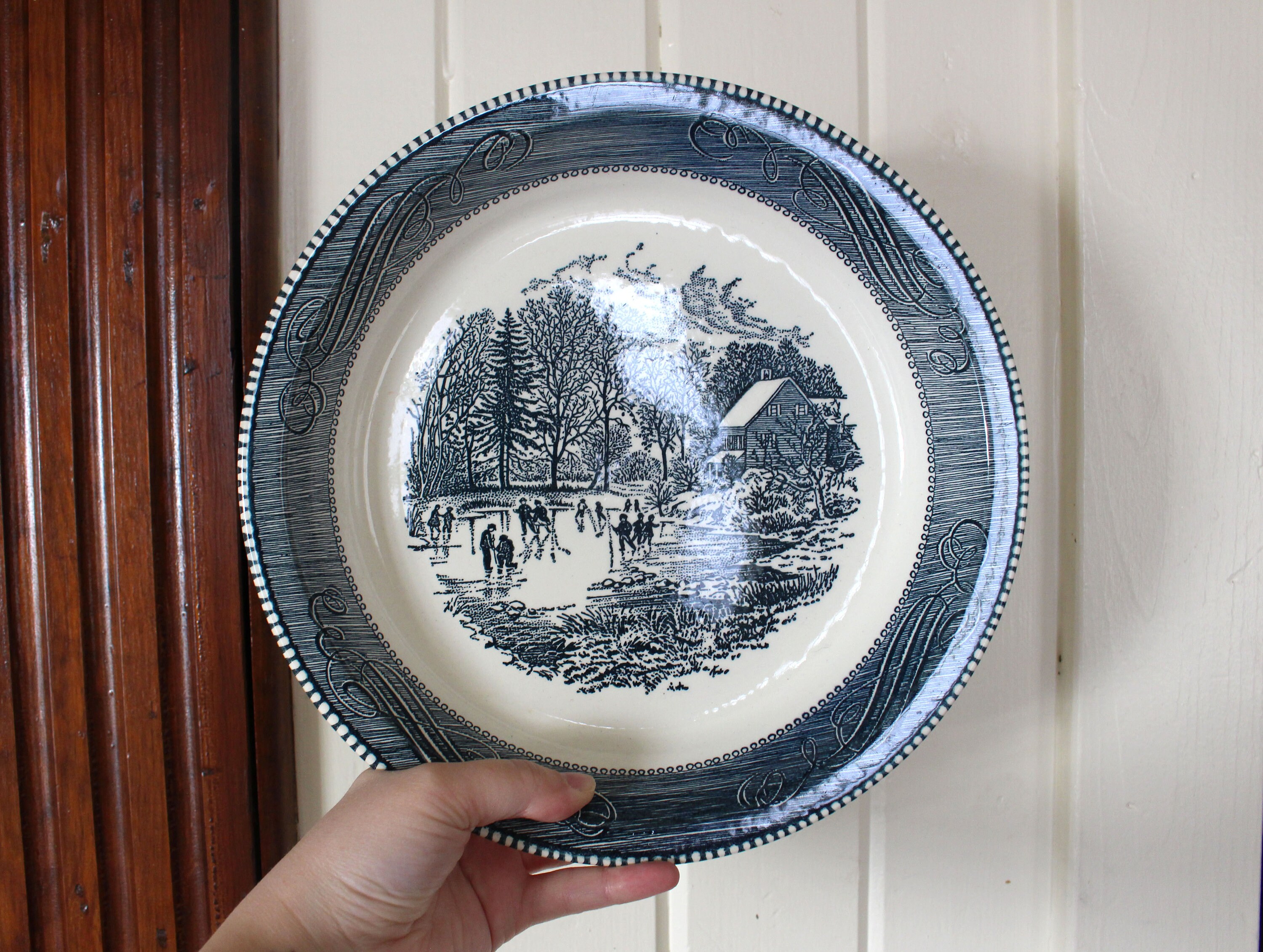 Vintage Patterned Serving Plate, Dinnerware, Tablescape - Etsy